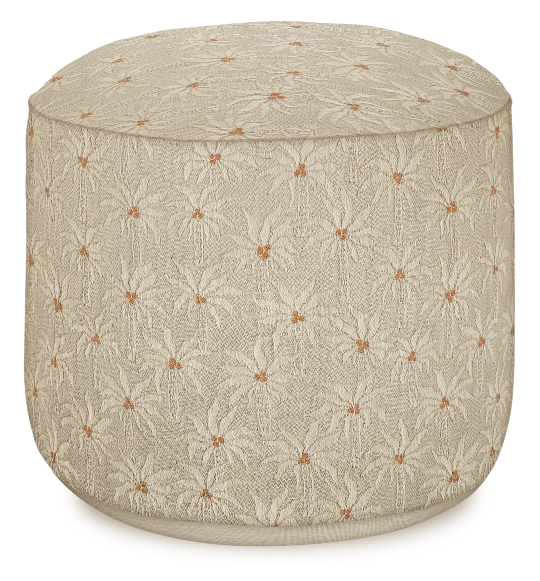 Outdoor pouf Laura Sand & Ecru – Palais Sustainable Luxury